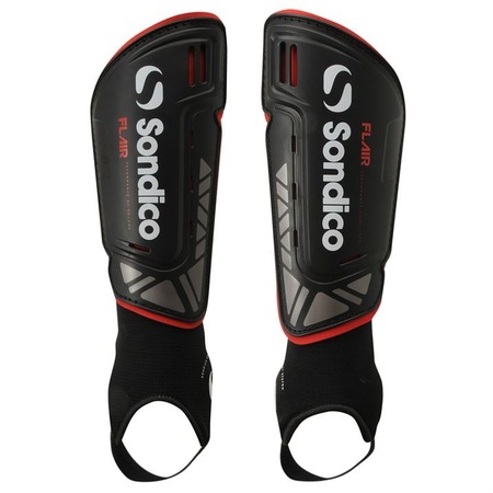 Sondico sípcsont és bokavédő L-es méret, fekete-piros - eMAG.hu