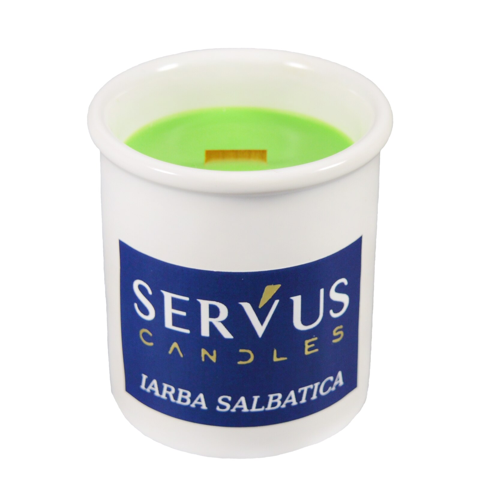 Set 4 Lumanari Parfumate Iarba Salbatica cu fitil din lemn - eMAG.ro