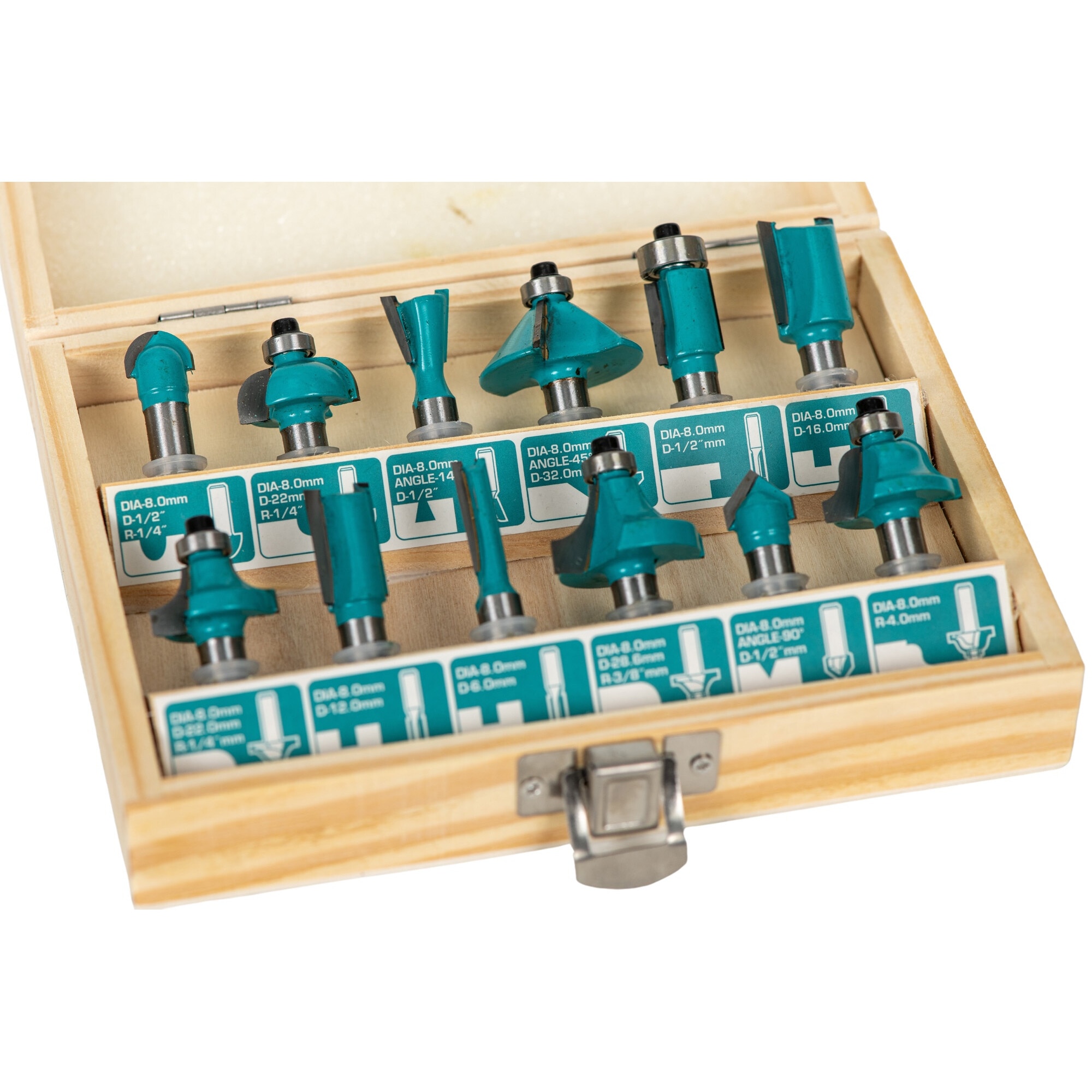 Set freze lemn Total, 8mm,12buc - eMAG.ro