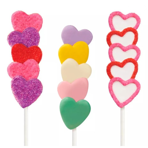 Forma de silicon acadele si pops, inima, Wilton - eMAG.ro