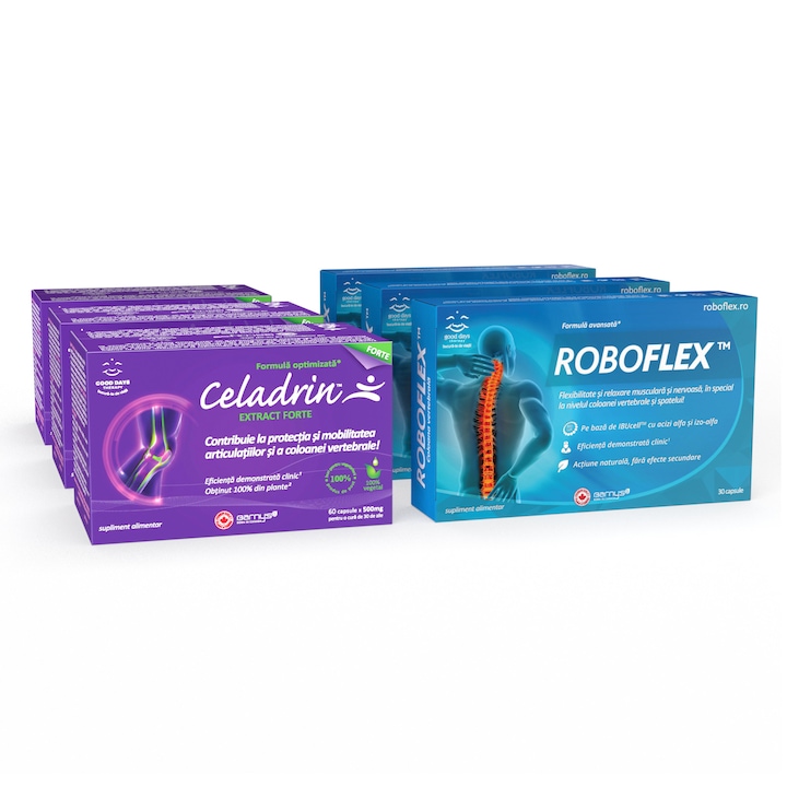 Set 6 Celadrin™ Extract Forte + 6 RoboFlex™ 30 - eMAG.ro