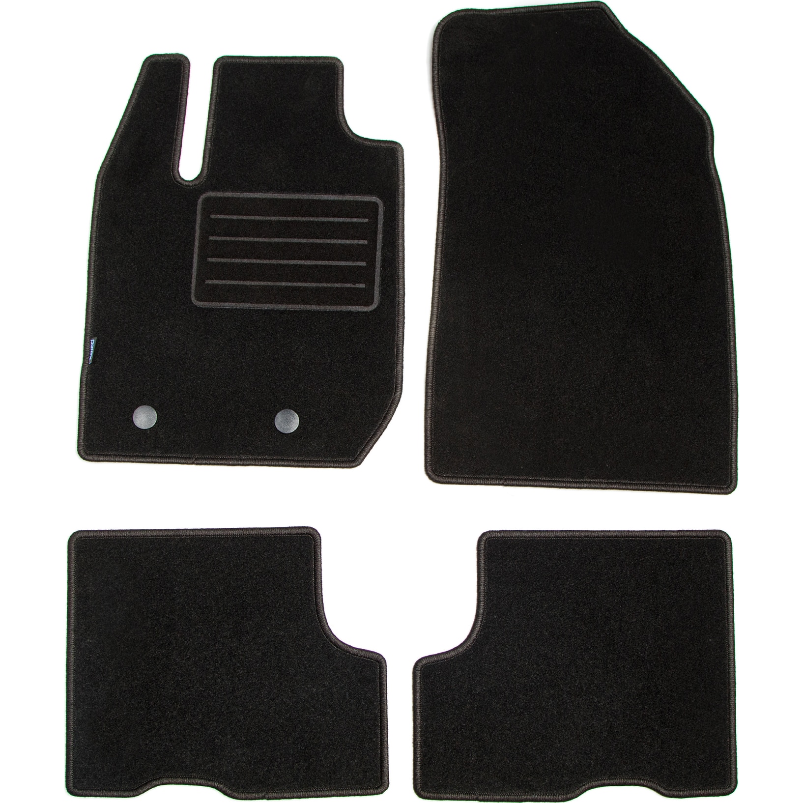 Set 4 Covorase mocheta Petex pentru Dacia Duster 2018-, negru/grafit ...