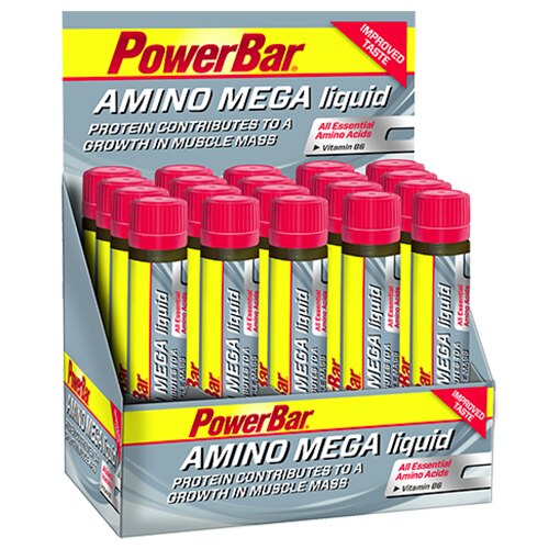 Aminoacizi BCAA PowerBar Amino Mega Liquid shot, 20 buc x 50ml - eMAG.ro