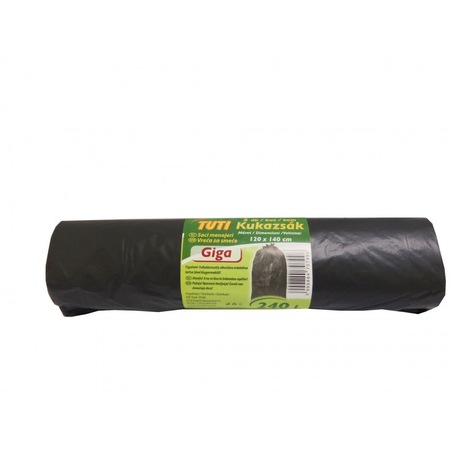 Saci de gunoi, TUTI, Plastic, 240 l, 5 buc, Negru - eMAG.ro