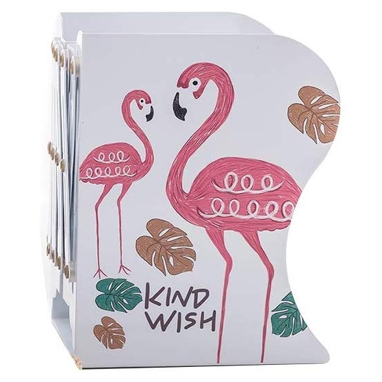 Raft de fier reglabil pentru carti si documente, Flamingo Kind Wish ...