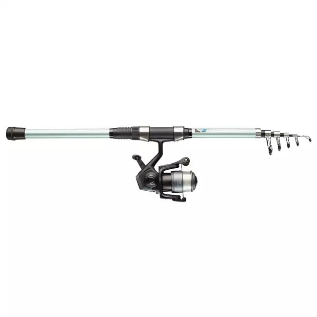 Set pescuit cu naluci BRT-024, undita 240 cm, fibra de sticla, 13 ...