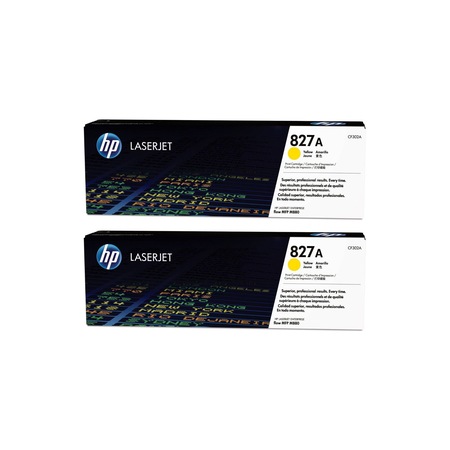 Оригинална HP тонер касета CF302A (827A) жълта x2 64000 страници - eMAG.bg