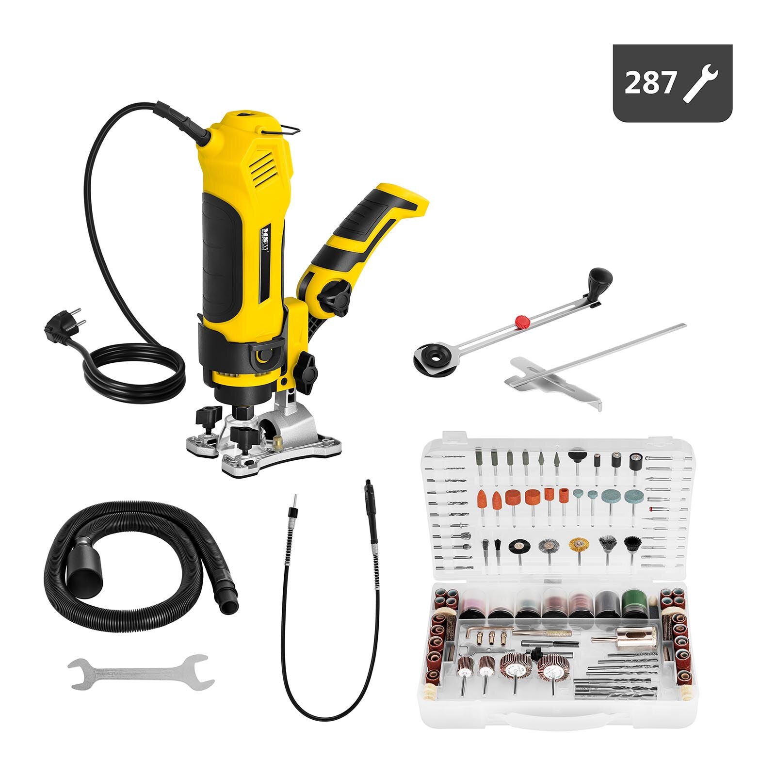 Mini freza multifunctionala 550W 287 elemente MSW-TAS287 MSW - eMAG.ro
