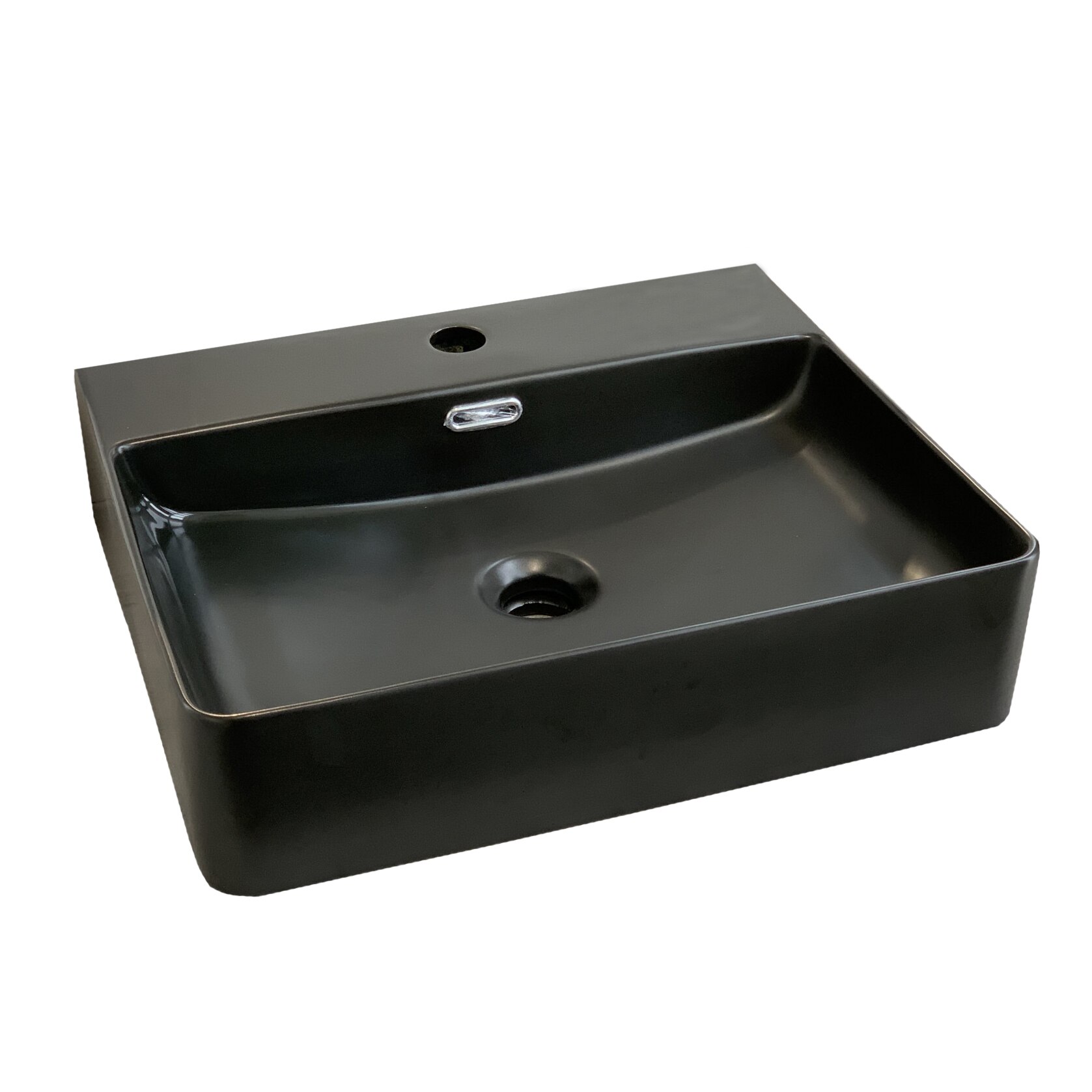 Пoрцеланов умивалник LT-2173-S Mat Black, Karag, 50х42 см. - eMAG.bg