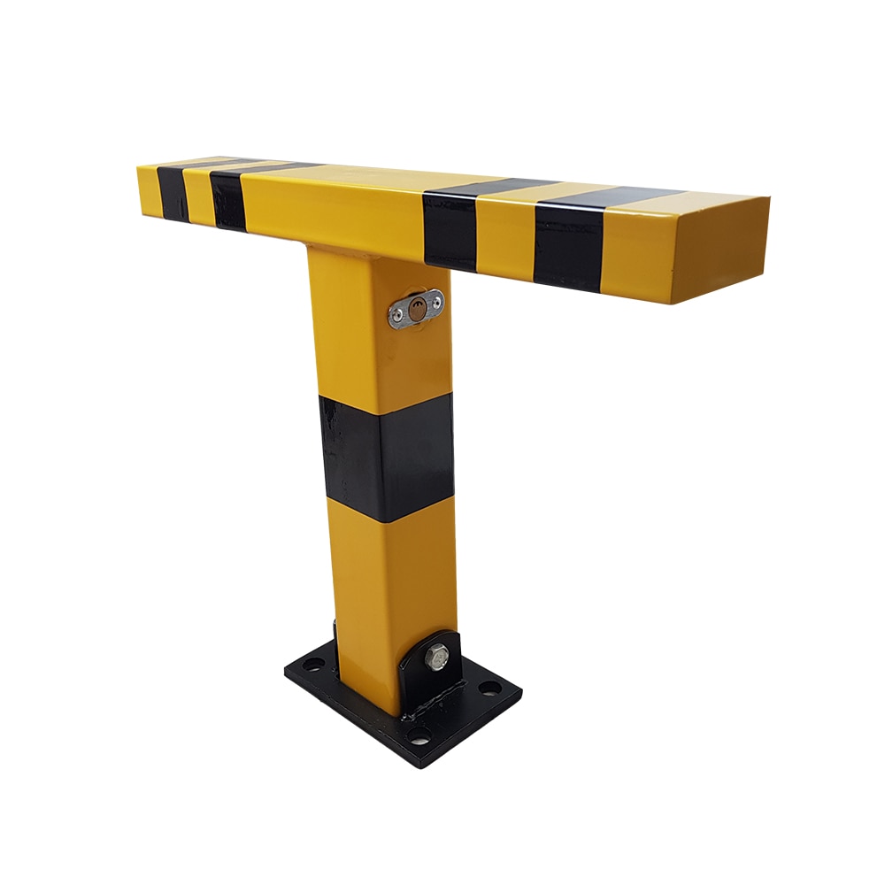 Blocator parcare manual tip T cu cheie model AVR-019, galben/negru ...