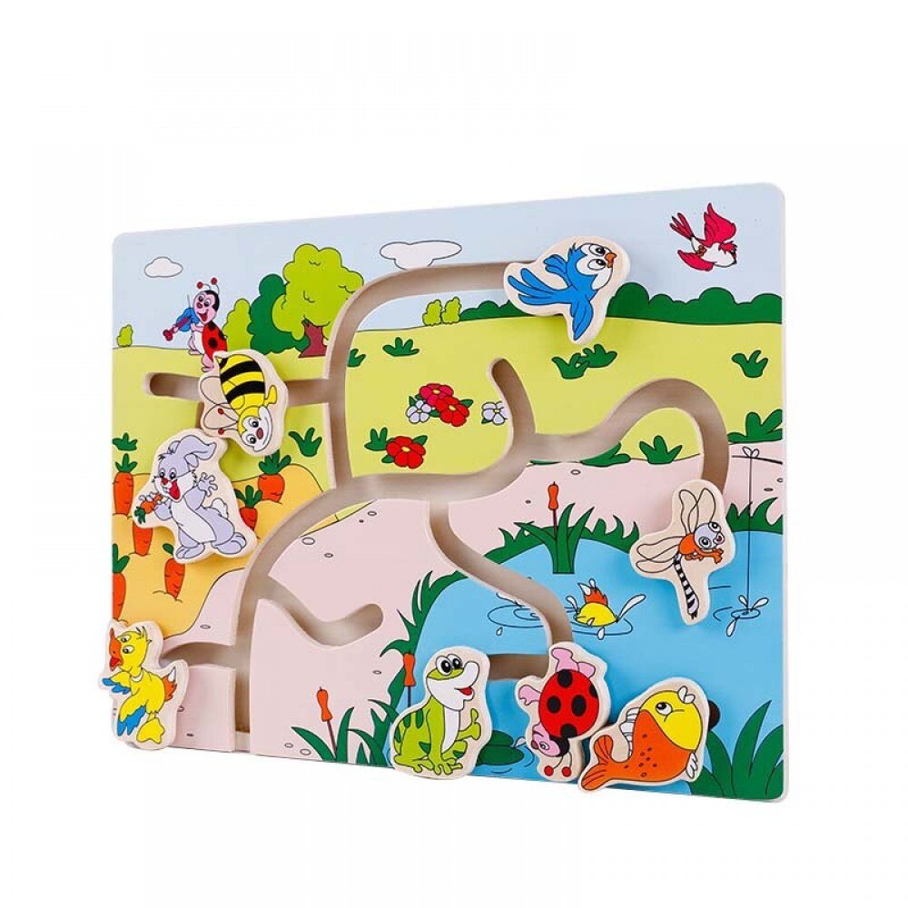 Joc din demn labirint animale in natura, N8-2 - eMAG.ro