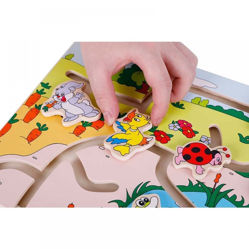 Joc din demn labirint animale in natura, N8-2 - eMAG.ro