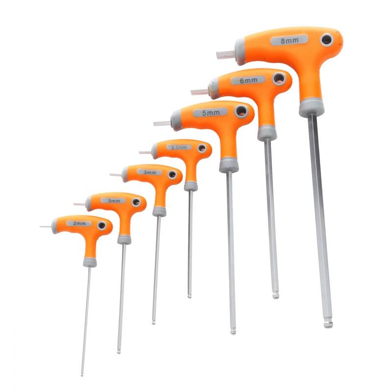 Set imbus cu maner plastic 7 elemente KraftDele KD10248 - eMAG.ro