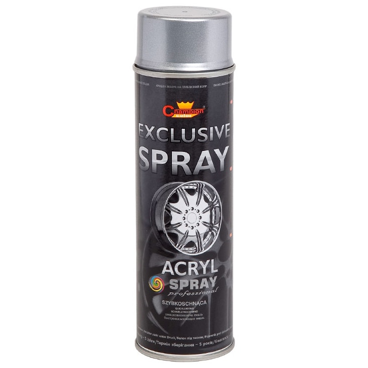 Kit complet Vopsire Jante, Spray Argintiu Premium, 500ml x 3, Solutie ...