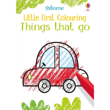 Carte de colorat "Little First Colouring Things That Go", 3 ani+ ...