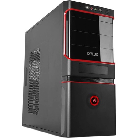 Carcasa Delux Mid Tower MV887, 500W, Black - eMAG.ro