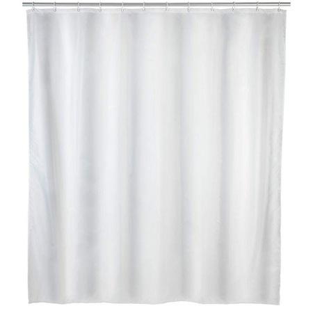 Perdea de dus, 240 x 180 cm, Poliester, Alb, Wenko - eMAG.ro