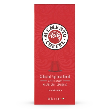 Капсули Memento® Selected Espresso Blend, Nespresso®* Standard, 10 бр ...