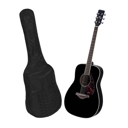 Set chitara clasica din lemn 95 cm, negru clasic, husa nylon si corzi acustice - eMAG.ro