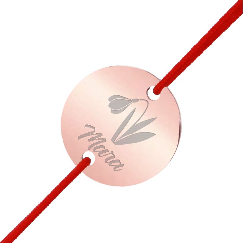 Martisor Bratara Inox Banut Rose Gold Nume Mara - eMAG.ro