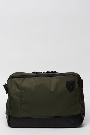 Puma, Geanta pentru laptop Reporter, Verde militar/Negru - eMAG.ro