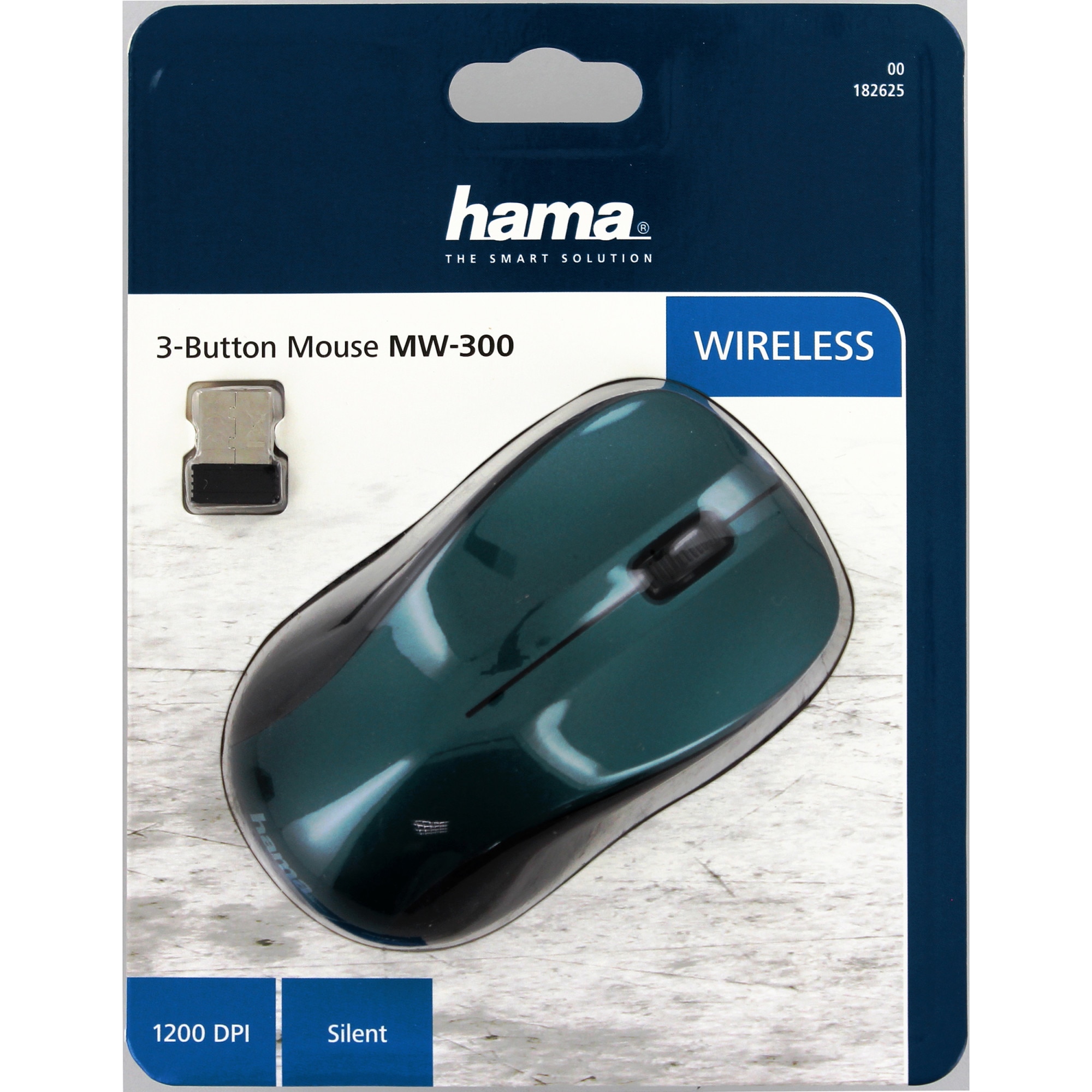 Mouse wireless Hama MW-300, Turquoise - eMAG.ro