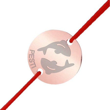 Martisor Bratara Inox Banut Rose Gold Zodia Pesti - eMAG.ro
