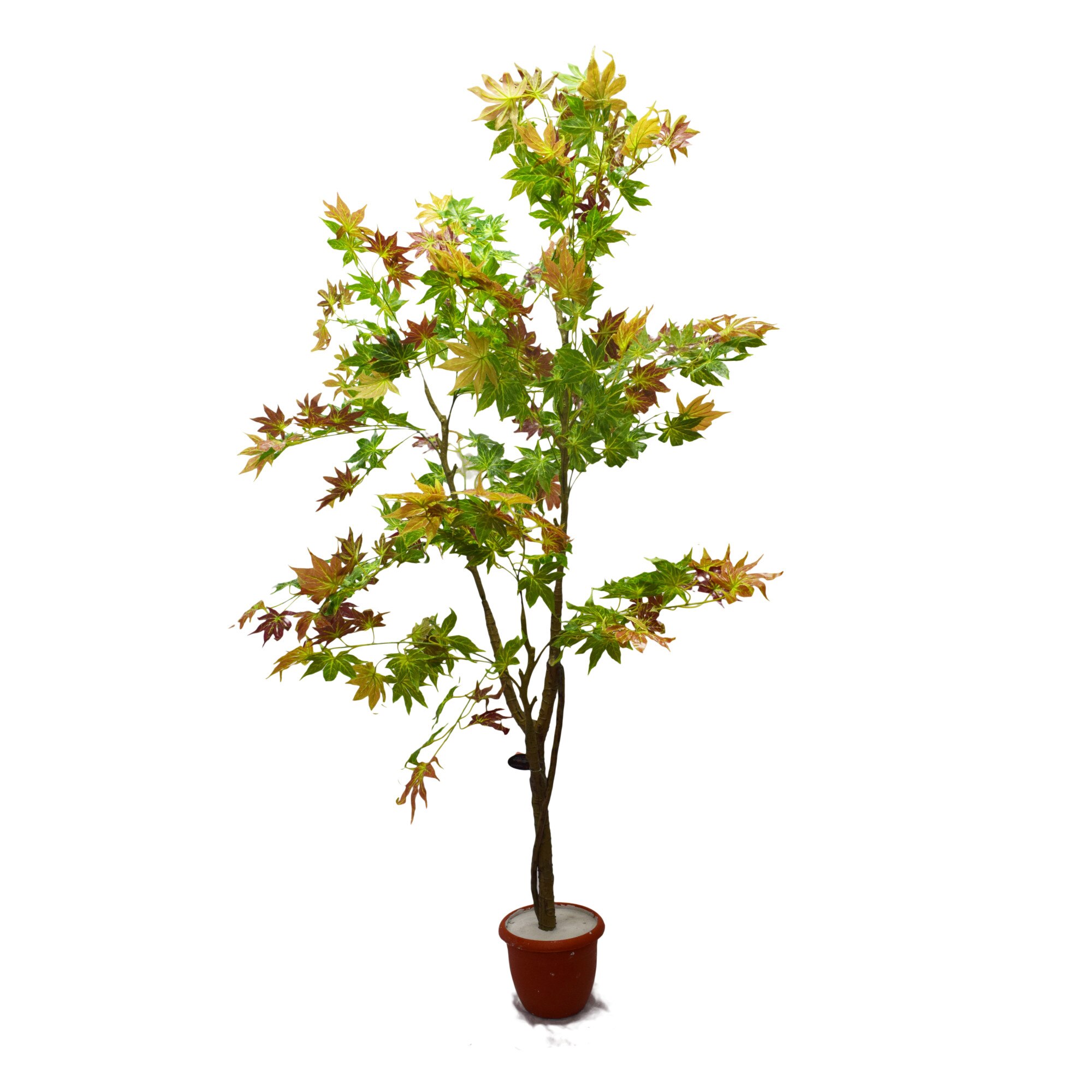 Copac artificial, Artar cu ghiveci D3052, culoare verde, 220 cm - eMAG.ro