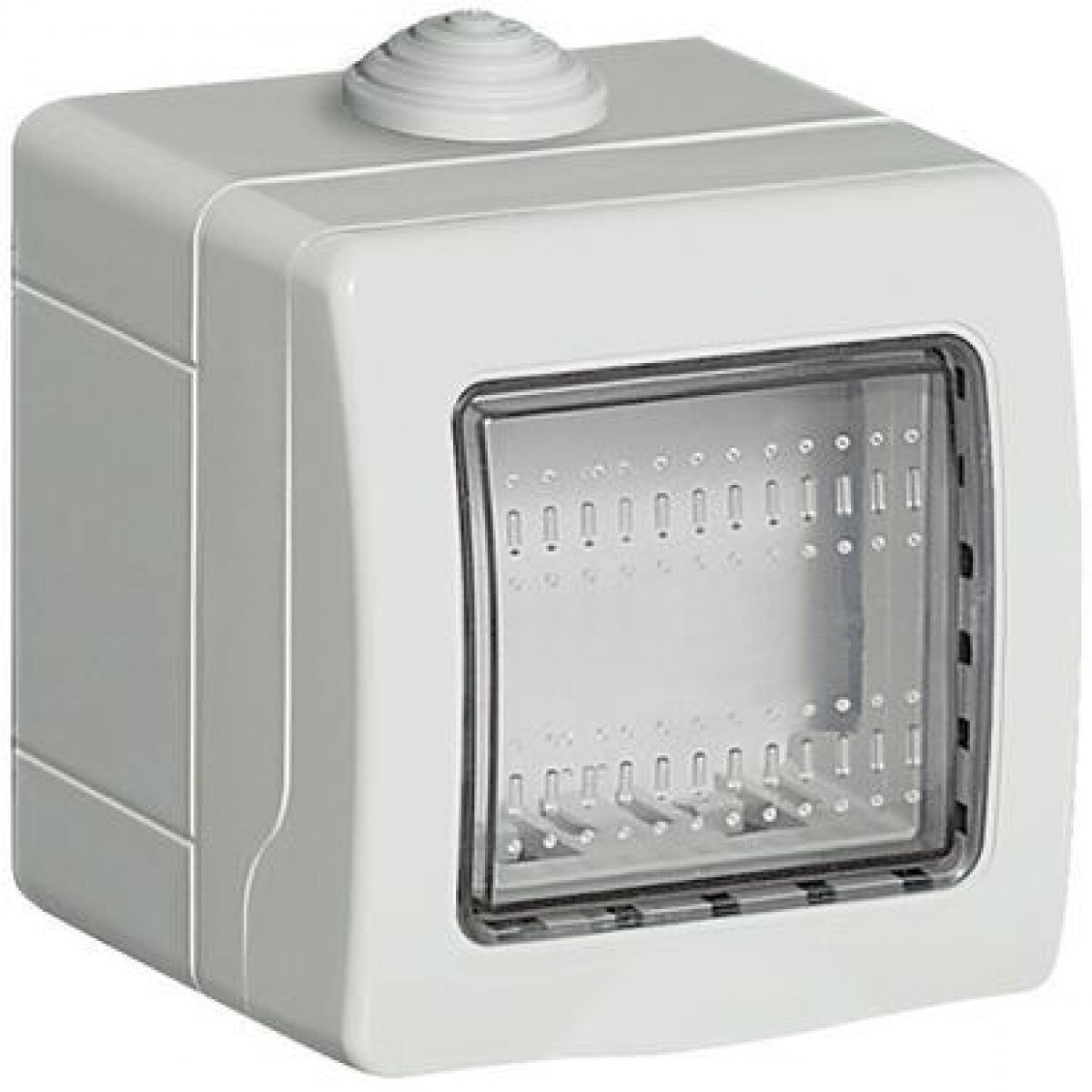 Doza cu capac pentru montaj aparent IP55, 2 Module, Bticino, Matix, Alb ...