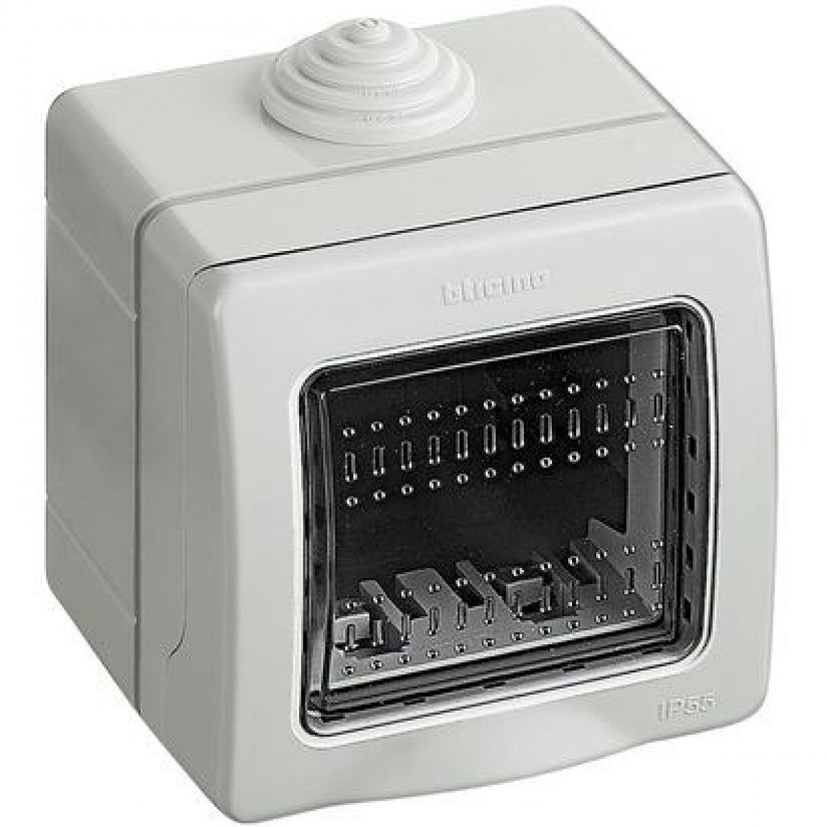 Doza cu capac pentru montaj aparent IP55, 2 Module, Bticino, Matix, Alb ...