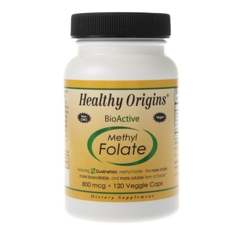Healthy Origins Methyl Folate, Metil-folát 800 mcg kapszula, 120 db ...