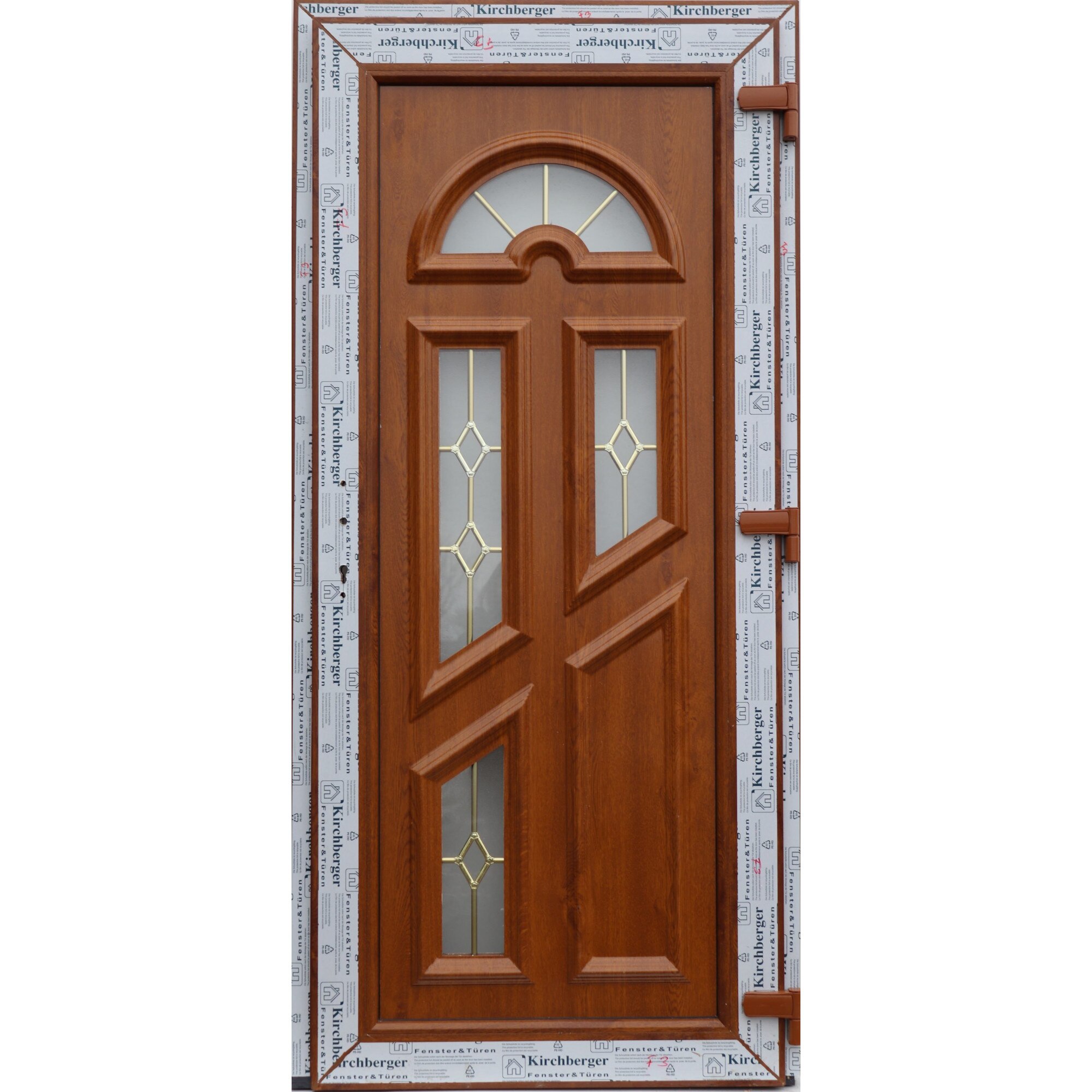 Usa de intrare, termopan, model Amely Big gold maro 90x200 - eMAG.ro
