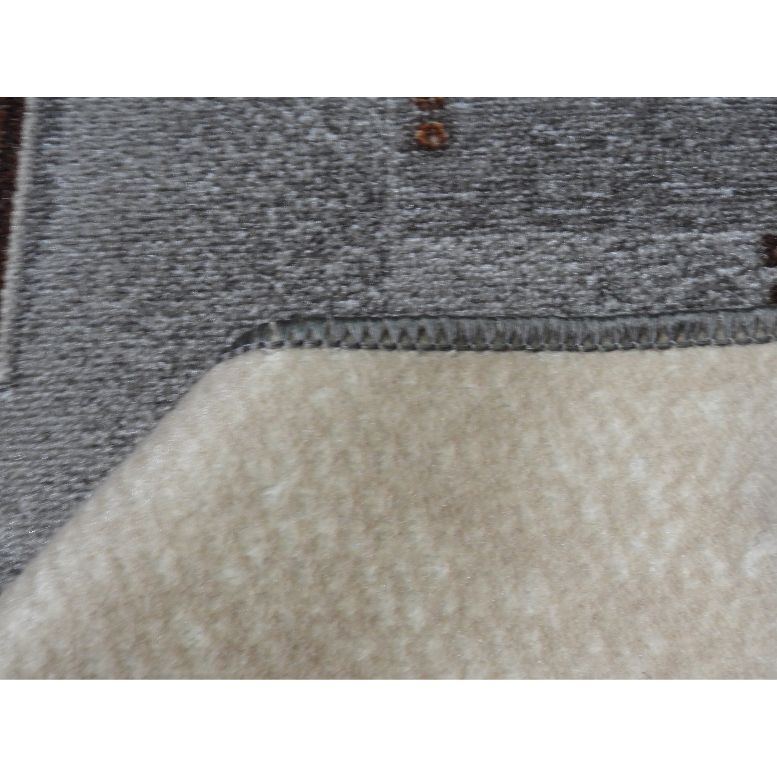 Traversa mocheta Print, Gri, 120cm x 550cm - eMAG.ro