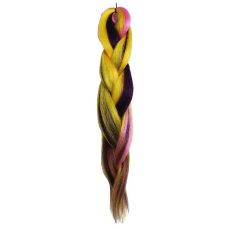 Extensii Afro de par, Rasta, multicolor, sintetic, 132 cm - eMAG.ro