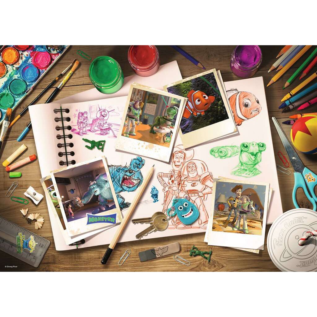 Puzzle Ravensburger - Desene Disney-Pixar, 1000 piese - eMAG.ro