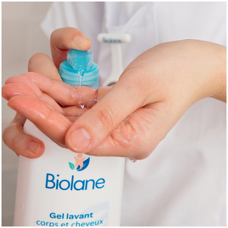 Gel de spalare pentru par si corp bebelusi Biolane, 97% ingrediente de ...