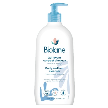 Gel de spalare pentru par si corp bebelusi Biolane, 97% ingrediente de ...
