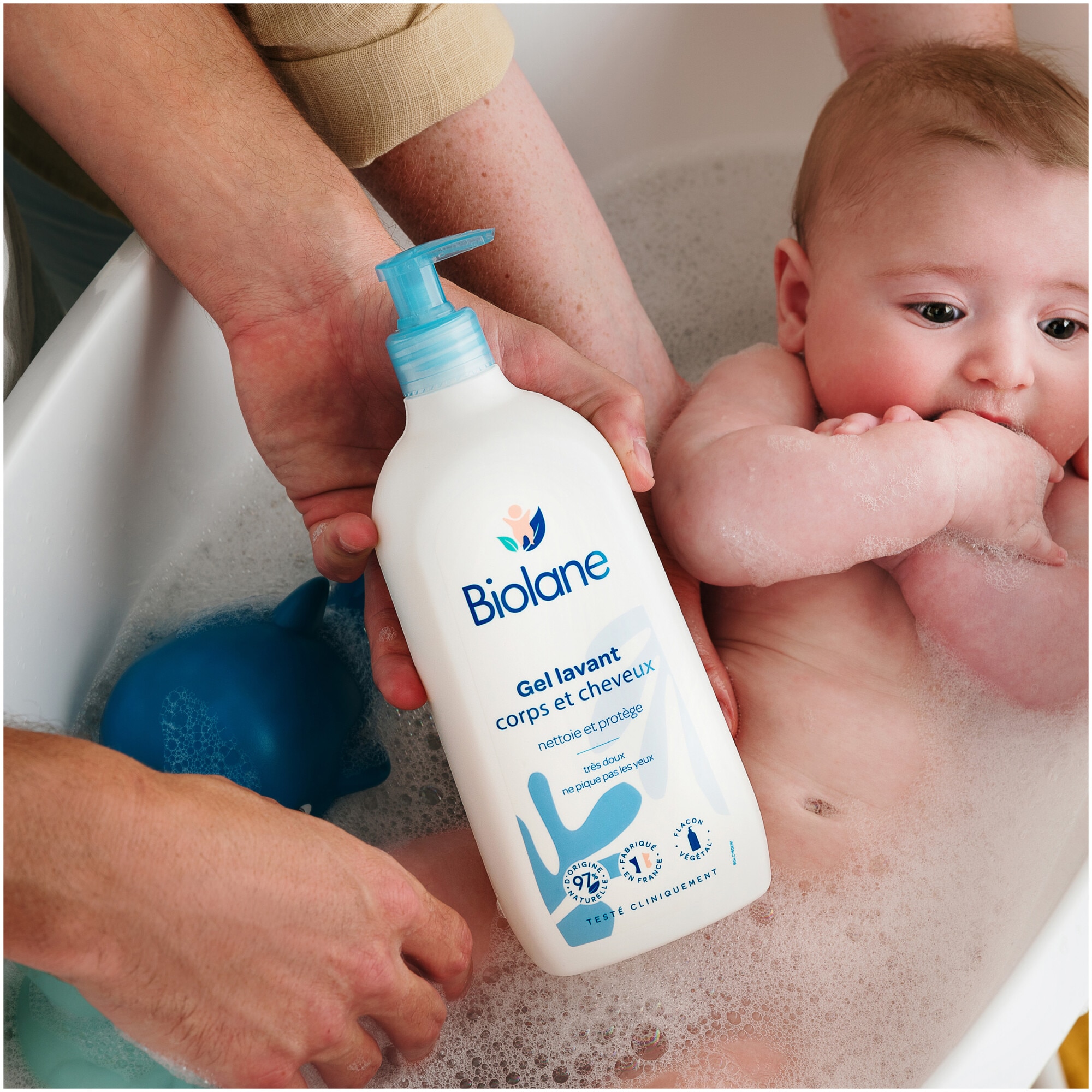 Gel de spalare pentru par si corp bebelusi Biolane, 97% ingrediente de ...