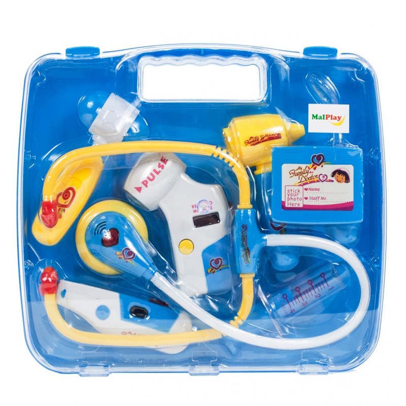 Trusa medicala pentru copii Malplay, cu sunete si lumini, si accesorii ...