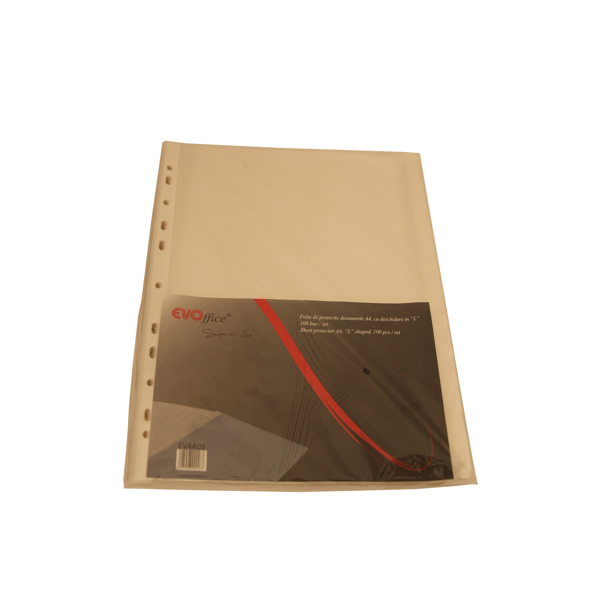 Folie protectie documente EVOffice Superior Line, A4, 100 buc - eMAG.ro