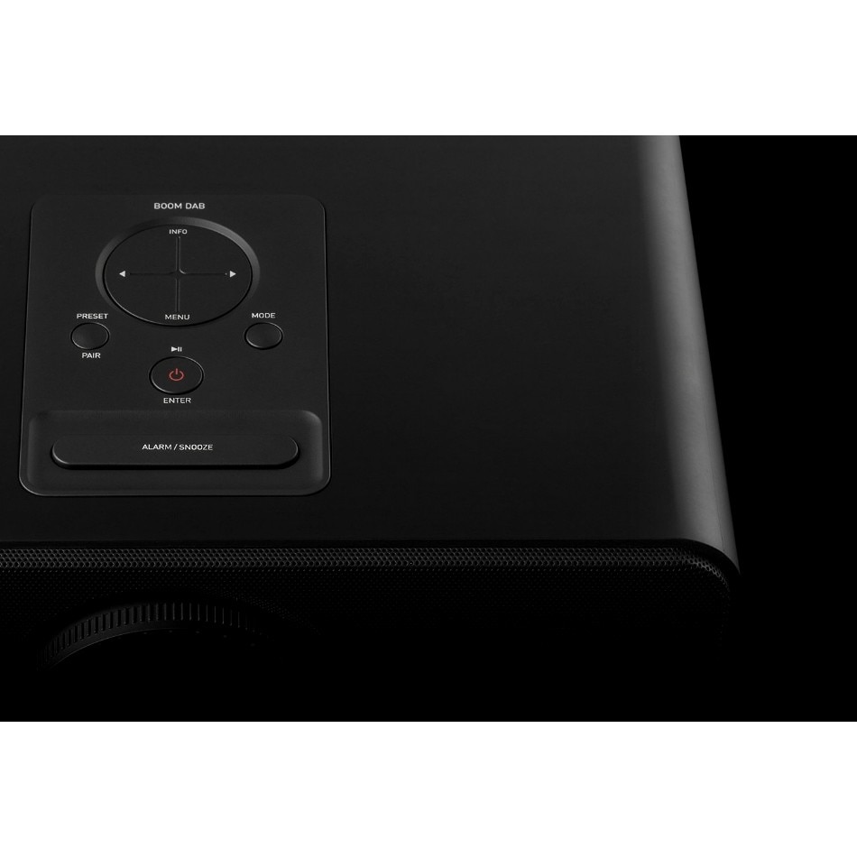 Boxa KitSound Boom Dab Radio, DAB/FM/Bluetooth, Black - eMAG.ro