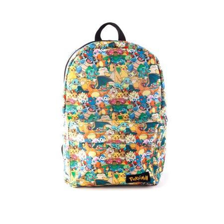 Ghiozdan scoala Pokemon, All Characters, Pikachu, 45 cm, Multicolor ...