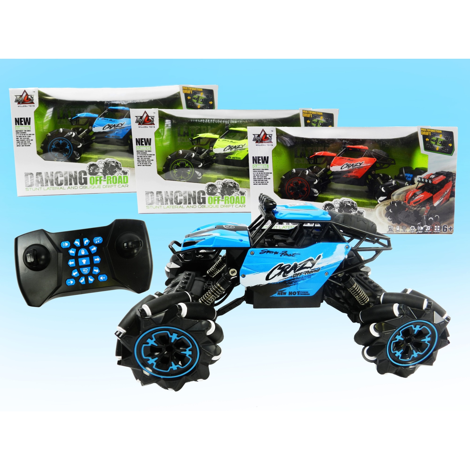 Masina Monster TRUCK AKU Off-Road, Merge lateral, Drifturi si Rasucire ...