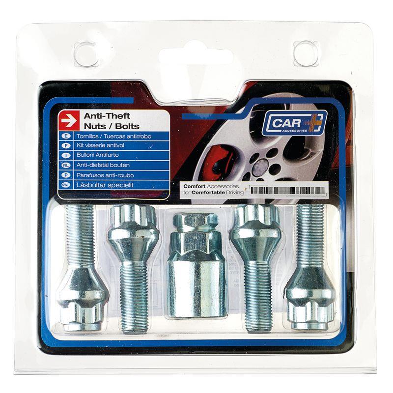 Set 4 prezoane antifurt cu cheie, M12x1.50, lungime filet 26mm - eMAG.ro