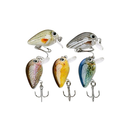 Set 5 voblere clean primavara, pescuit la biban, clean, avat, scobar ...