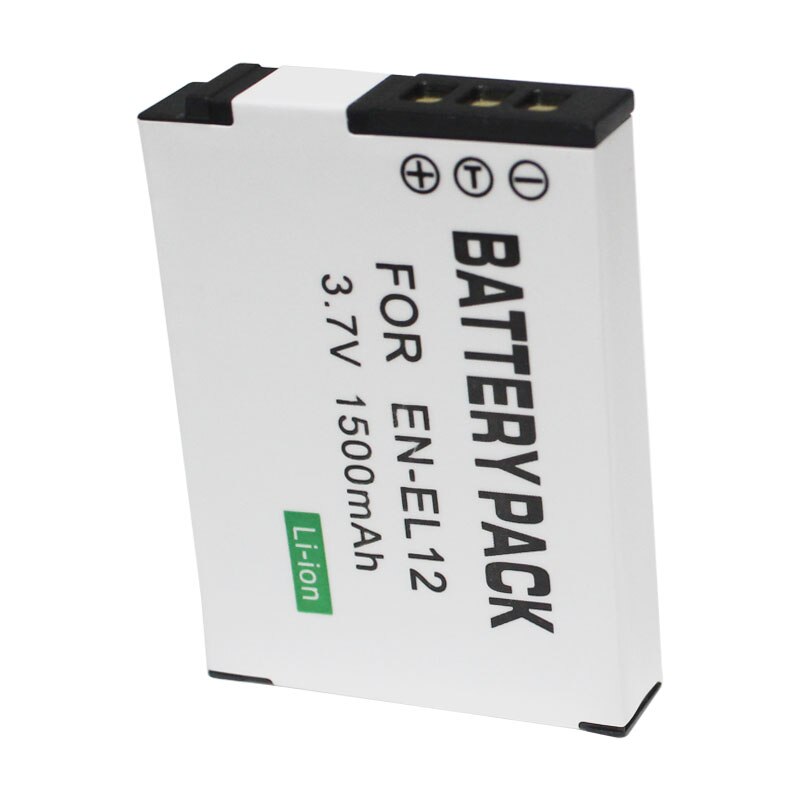 Baterie EN-EL12, Pentru camere digitale Nikon, 1500 mAh, 3.7V, Modele ...