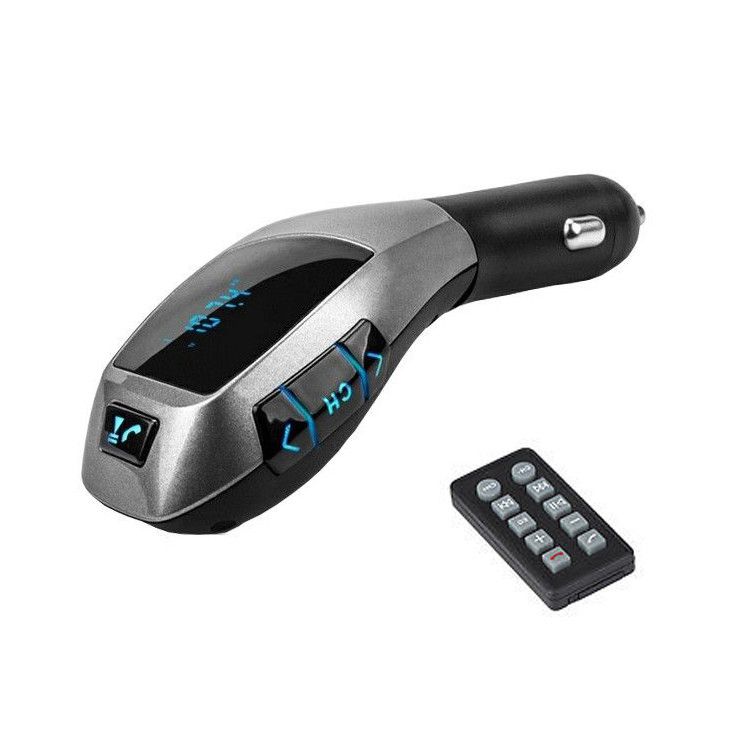 Modulator FM Bluetooth pentru Masina Wireless Car Kit X7, Incarcator ...