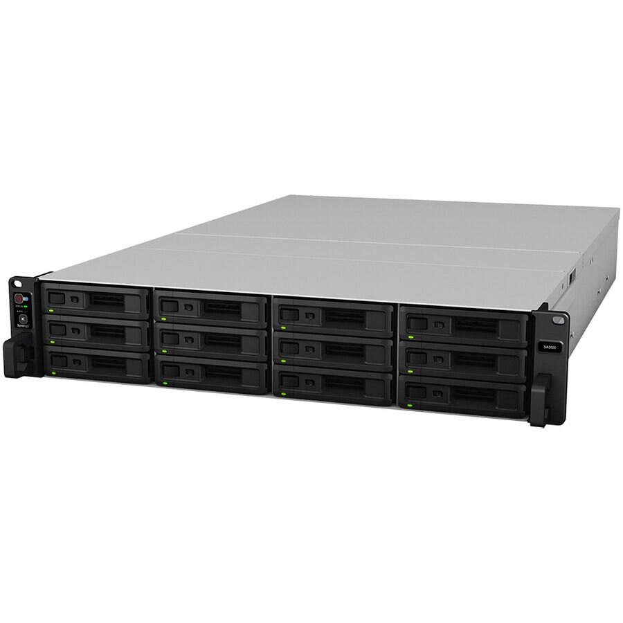 Server Synology SA3600, Intel Xeon D-1567, 64 bit, 16 GB DDR4 ECC, 12 ...