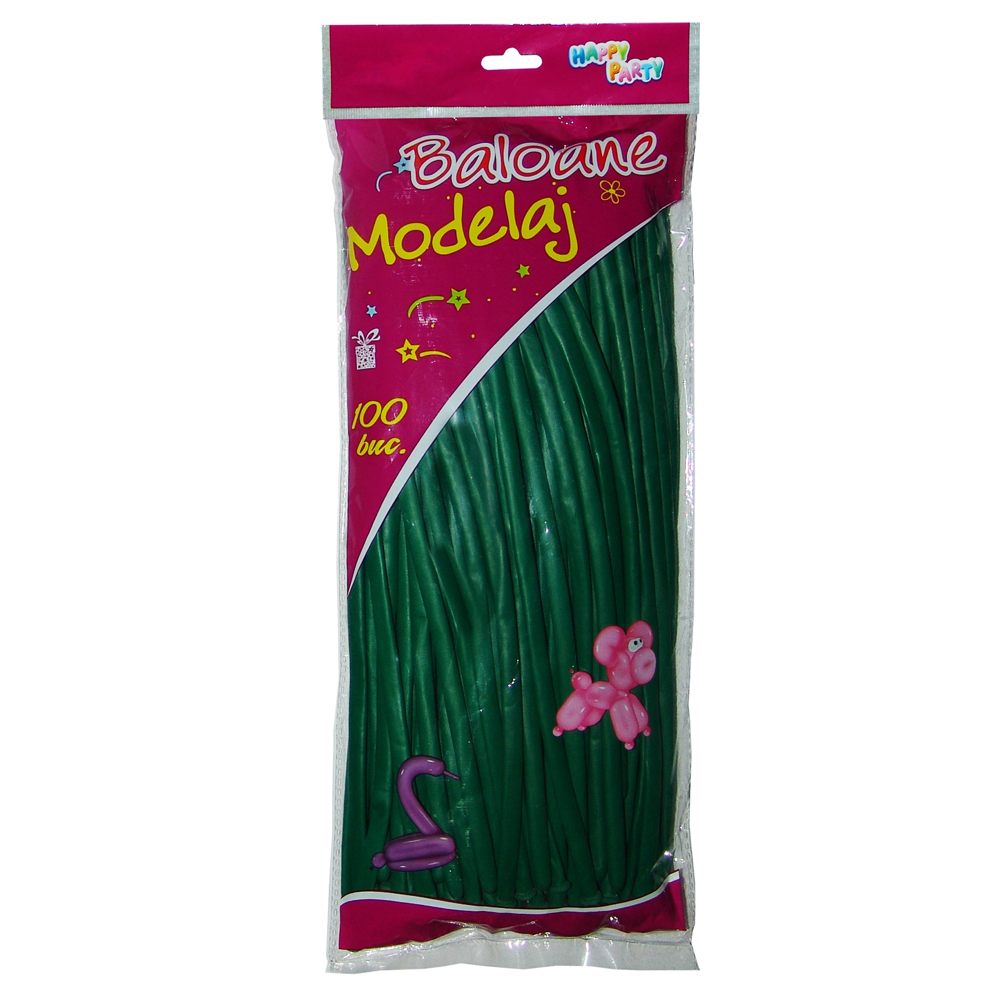 Baloane Modelaj, set 100 bucati, Verde - eMAG.ro