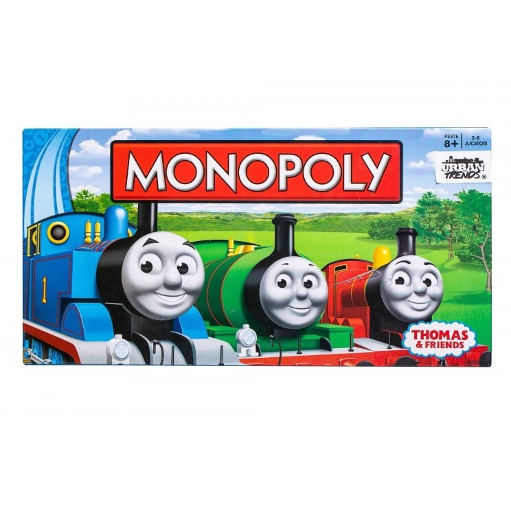 Joc Monopoly Thomas si prietenii, SIKS®, junior, +8 ani - eMAG.ro